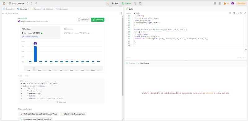 Pragya Tiwary on LinkedIn: #100daysofcode #leetcode #codingchallenge Pragya Tiwary on LinkedIn: #100daysofcode #leetcode #codingchallenge