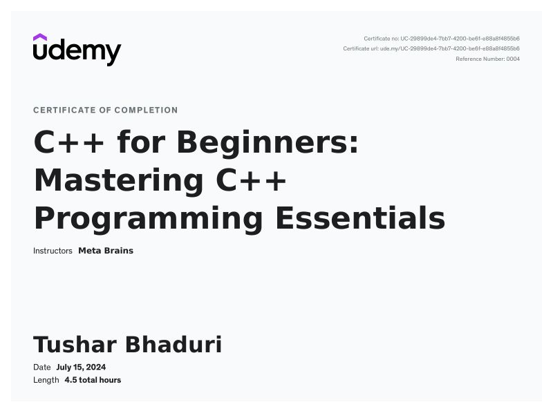 Tushar Bhaduri on LinkedIn: #cplusplus #programmingessentials # ... Tushar Bhaduri on LinkedIn: #cplusplus #programmingessentials # ...