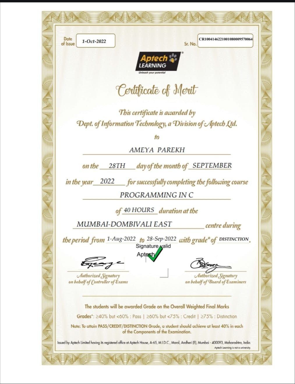Ameya parekh on LinkedIn: #connections #successstories #cprogramming Ameya parekh on LinkedIn: #connections #successstories #cprogramming
