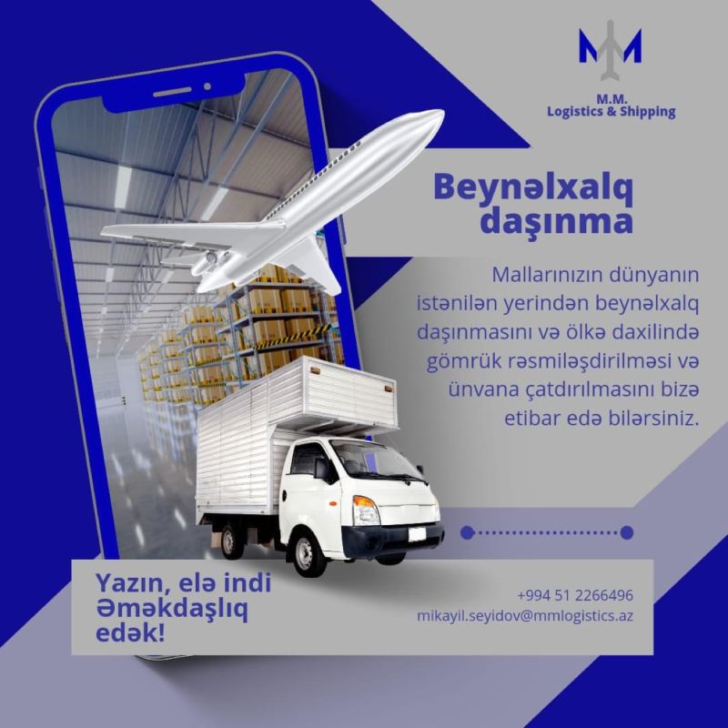 Mehdi Mehdiyev on LinkedIn: M.M. Logistics and Shipping LLC Mehdi Mehdiyev on LinkedIn: M.M. Logistics and Shipping LLC