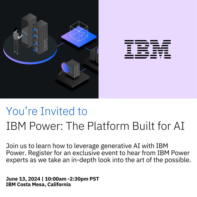 Bob Collins on LinkedIn: #genai #ibmpower #ibm #ibmservers Bob Collins on LinkedIn: #genai #ibmpower #ibm #ibmservers