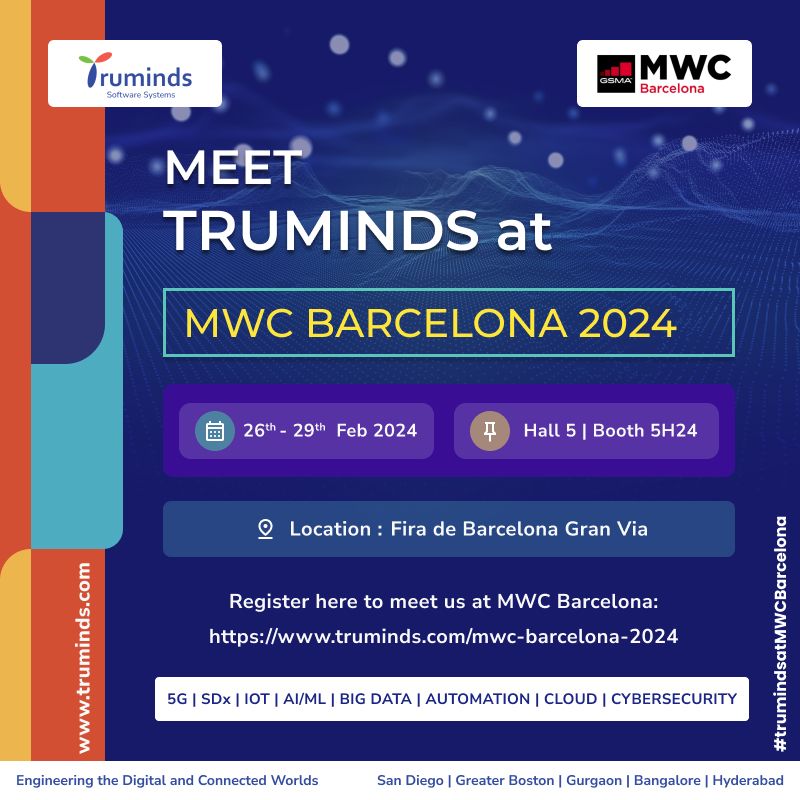 Truminds Software Systems on LinkedIn: MWC Barcelona 2024 Truminds Software Systems on LinkedIn: MWC Barcelona 2024