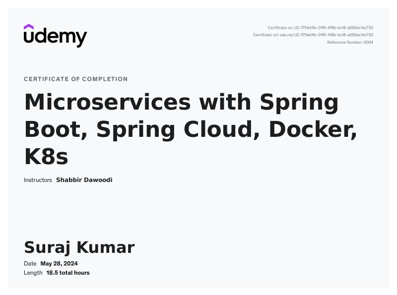Suraj kumar on LinkedIn: #microservices #springboot #springcloud # ... Suraj kumar on LinkedIn: #microservices #springboot #springcloud # ...