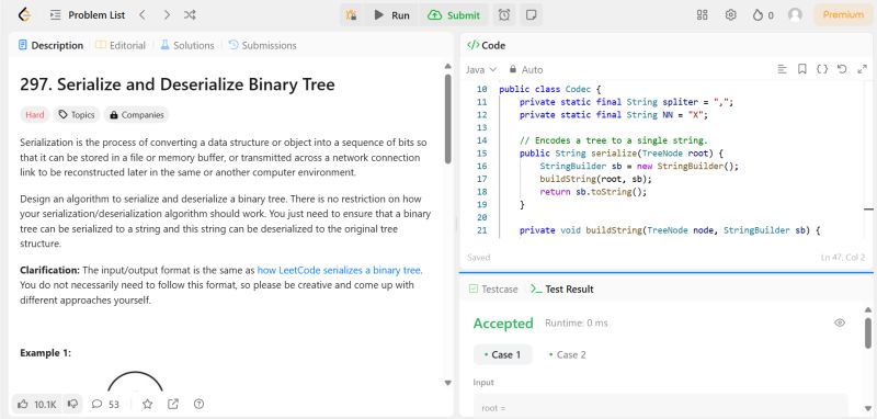 Nandini Kothari on LinkedIn: #100daysofcode #binarytrees #serialization ... Nandini Kothari on LinkedIn: #100daysofcode #binarytrees #serialization ...