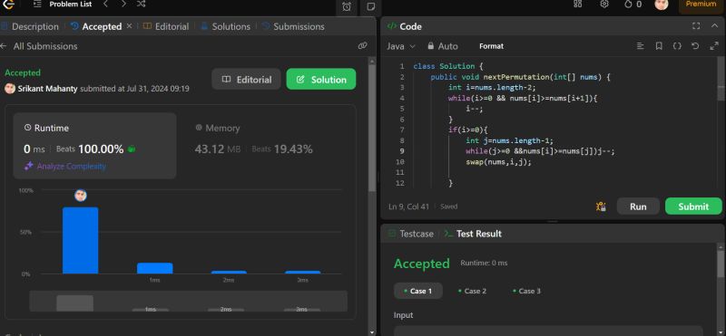 Srikant Mahanty on LinkedIn: #day40 #array #java #leetcode Srikant Mahanty on LinkedIn: #day40 #array #java #leetcode