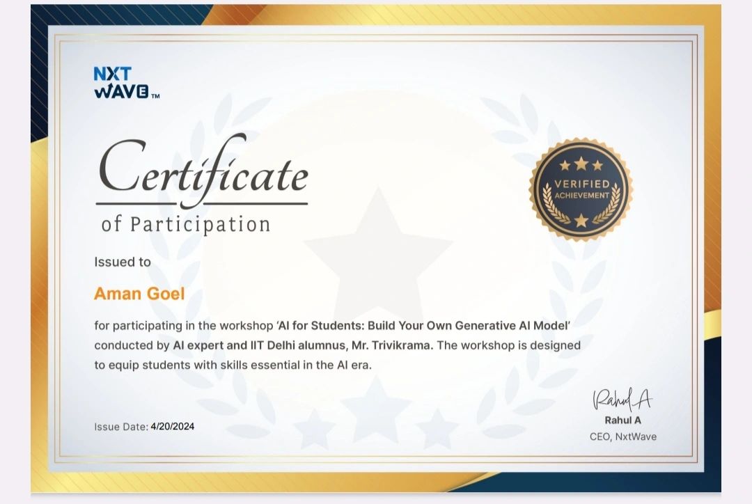 Aman Goel on LinkedIn: #artificialintelligence #learning #machinelearning Aman Goel on LinkedIn: #artificialintelligence #learning #machinelearning