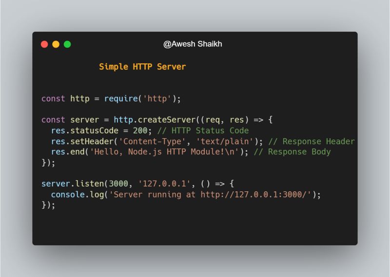 Awesh Shaikh on LinkedIn: #meanstack #nodejs #javascript #httpmodule # ... Awesh Shaikh on LinkedIn: #meanstack #nodejs #javascript #httpmodule # ...