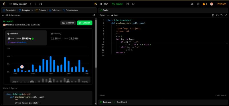 Mohd Kaif on LinkedIn: #100daysofcoding #leetcode Mohd Kaif on LinkedIn: #100daysofcoding #leetcode