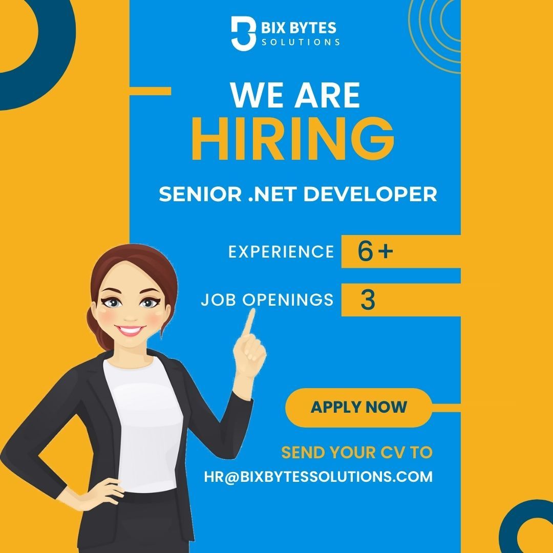 Bix Bytes Solutions AG on LinkedIn: #jobs #jobopportunity #jobseekers # ... Bix Bytes Solutions AG on LinkedIn: #jobs #jobopportunity #jobseekers # ...