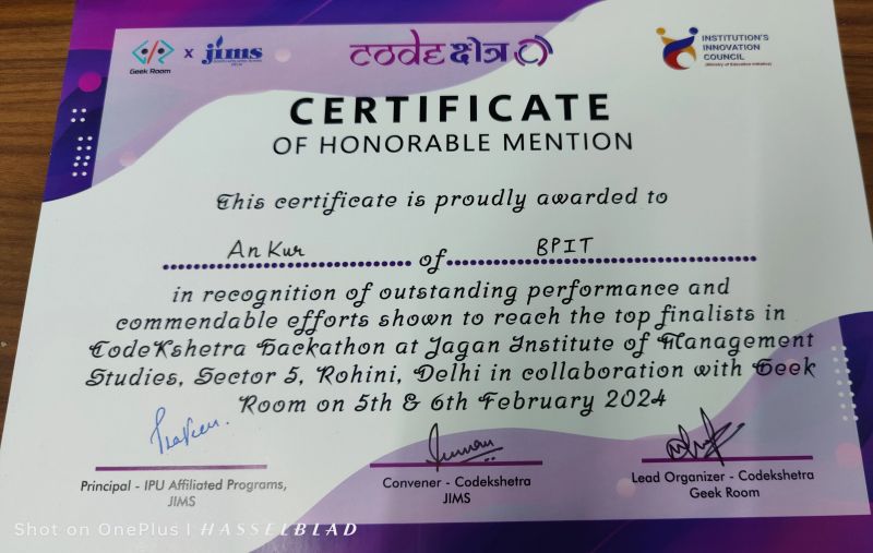 Ankur Sharma on LinkedIn: #codekshetra #hackathon #teamwork #algorithms ... Ankur Sharma on LinkedIn: #codekshetra #hackathon #teamwork #algorithms ...
