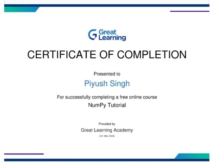 Piyush Singh on LinkedIn: #greatlearningacademy #greatlearning # ... Piyush Singh on LinkedIn: #greatlearningacademy #greatlearning # ...