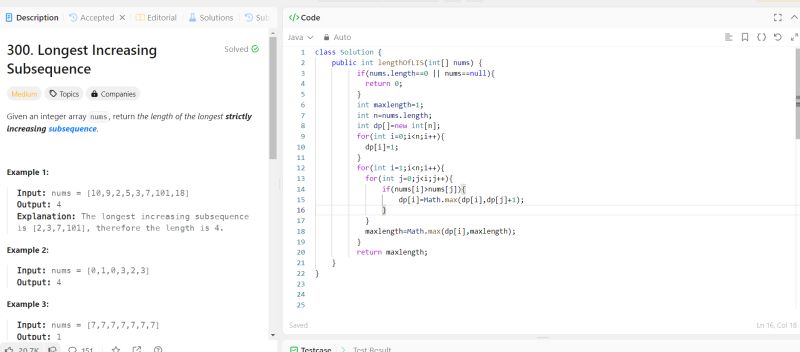 APARNA ANNADURAI on LinkedIn: #dynamicprogramming #subsequence ... APARNA ANNADURAI on LinkedIn: #dynamicprogramming #subsequence ...