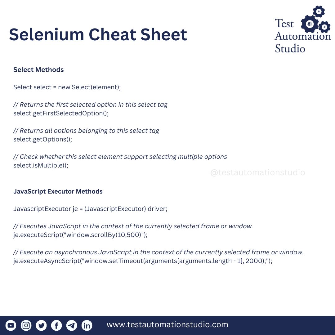 Test Automation Studio on LinkedIn: #seleniumtesting # ... Test Automation Studio on LinkedIn: #seleniumtesting # ...