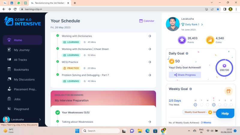 Lavakusha Polasa on LinkedIn: #nxtwave #100daysofcodechallenge #ccbp # ... Lavakusha Polasa on LinkedIn: #nxtwave #100daysofcodechallenge #ccbp # ...