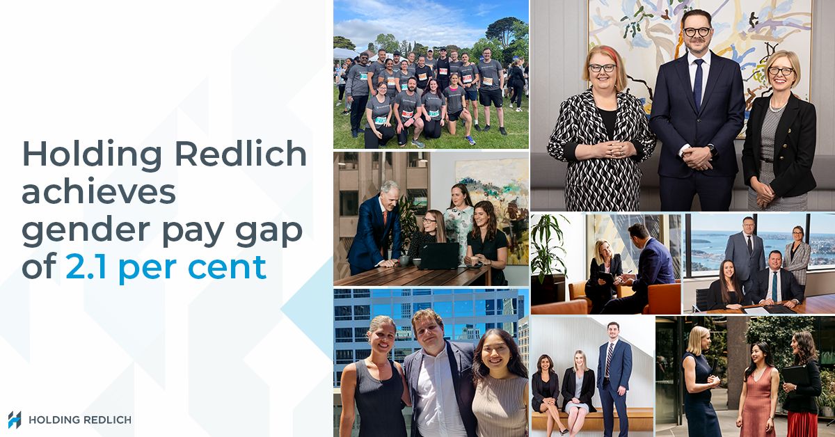 Holding Redlich on LinkedIn: Holding Redlich achieves gender pay gap of ... Holding Redlich on LinkedIn: Holding Redlich achieves gender pay gap of ...