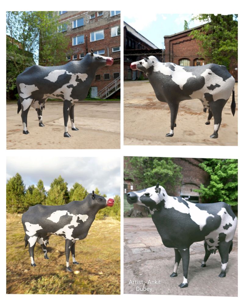 ankit dubey on LinkedIn: 3D cow cartoon model software use :- Maya ... ankit dubey on LinkedIn: 3D cow cartoon model software use :- Maya ...