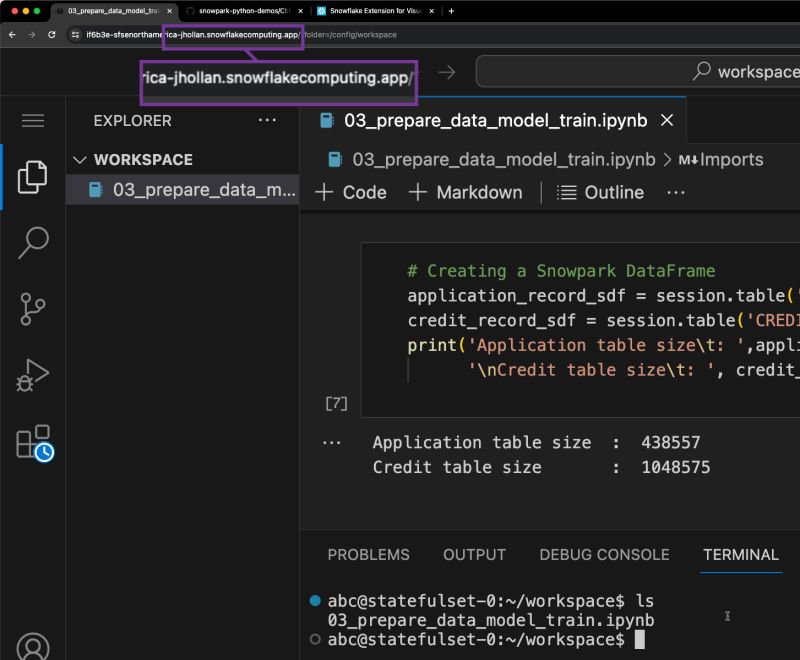 Jeff Hollan on LinkedIn: Running VS Code Server in Snowflake with ... Jeff Hollan on LinkedIn: Running VS Code Server in Snowflake with ...