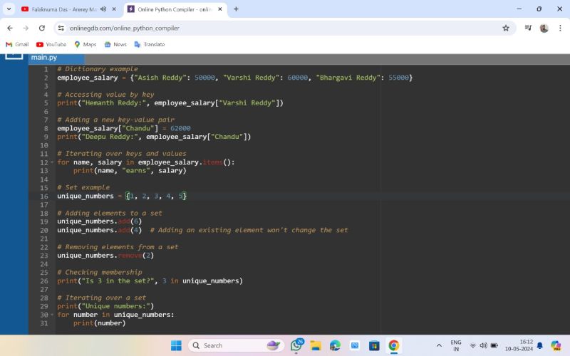 Hemanth Reddy Mukkamalla on LinkedIn: #18dayspythonchallenge Hemanth Reddy Mukkamalla on LinkedIn: #18dayspythonchallenge