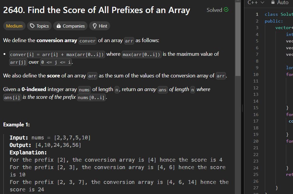 Aqsa Beigh on LinkedIn: #leetcode #coding #prefixsum #arrays # ... Aqsa Beigh on LinkedIn: #leetcode #coding #prefixsum #arrays # ...