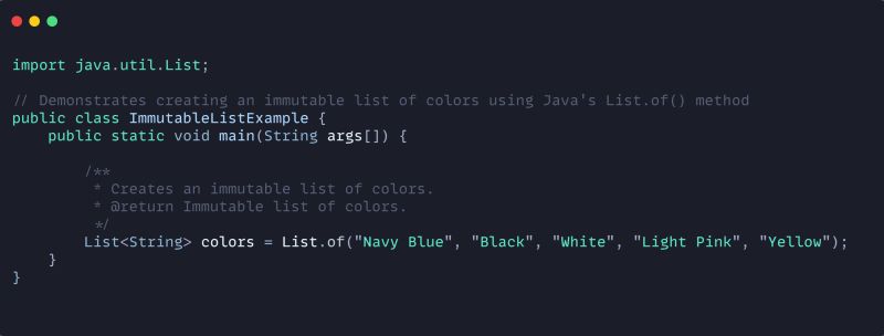 Satyajit Bhatt on LinkedIn: #javaprogramming #immutablelist # ... Satyajit Bhatt on LinkedIn: #javaprogramming #immutablelist # ...