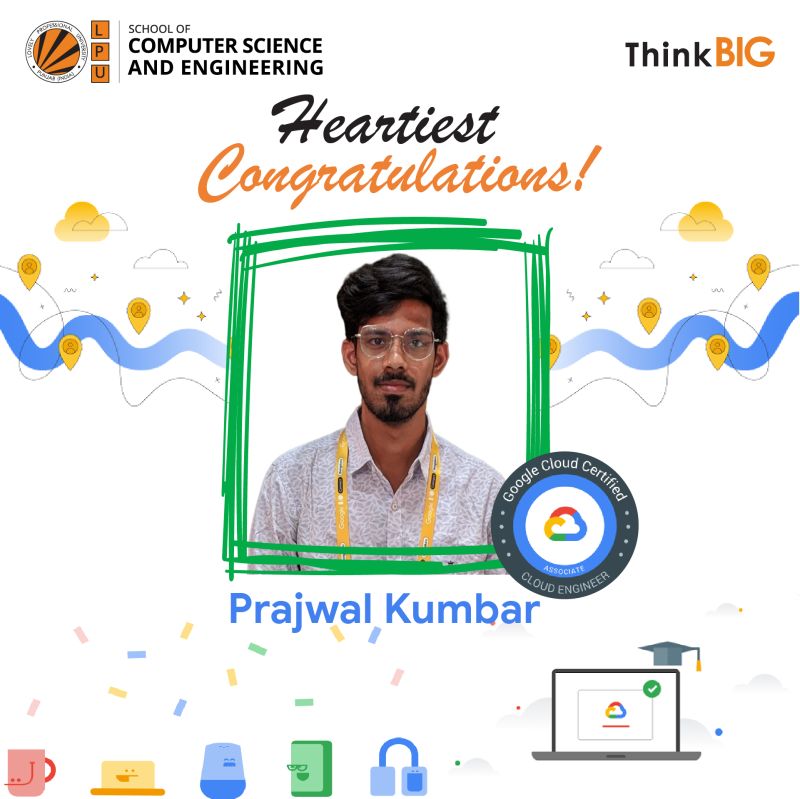 Prajwal Kumbar on LinkedIn: #proudalumni #cloudachievement Prajwal Kumbar on LinkedIn: #proudalumni #cloudachievement