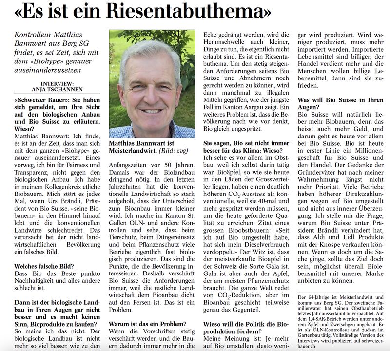 Roland Wyss-Aerni auf LinkedIn: #bio Roland Wyss-Aerni auf LinkedIn: #bio