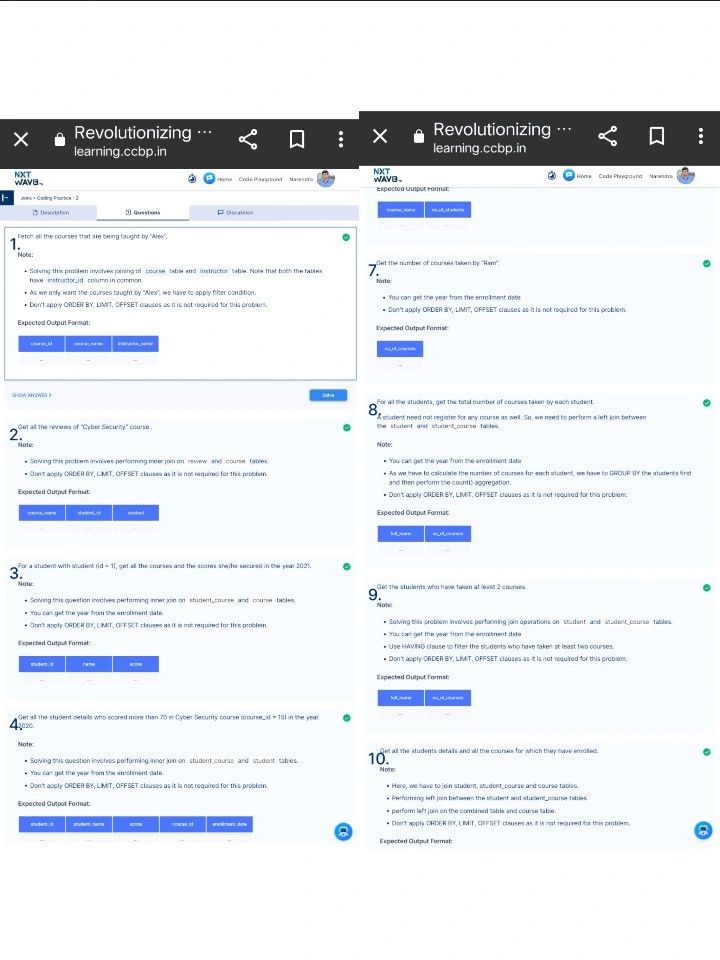 Narendra P on LinkedIn: #day2 #50daysofcodechallenge #sql #ccbp # ... Narendra P on LinkedIn: #day2 #50daysofcodechallenge #sql #ccbp # ...