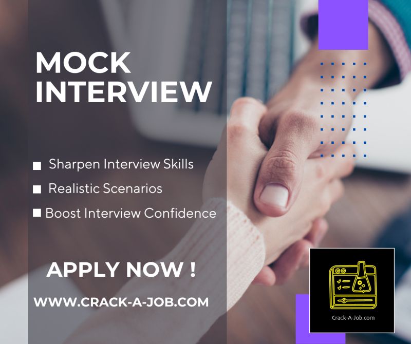 Crack-A-Job on LinkedIn: #mockinterview #interviewprep #careersuccess # ... Crack-A-Job on LinkedIn: #mockinterview #interviewprep #careersuccess # ...