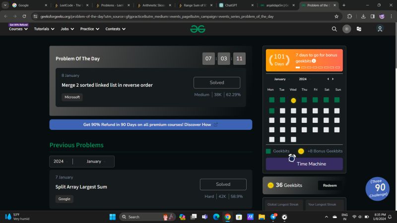 ANJALI DAHARWAL on LinkedIn: #100daysofcode #leetcode #geeksforgeeks # ... ANJALI DAHARWAL on LinkedIn: #100daysofcode #leetcode #geeksforgeeks # ...