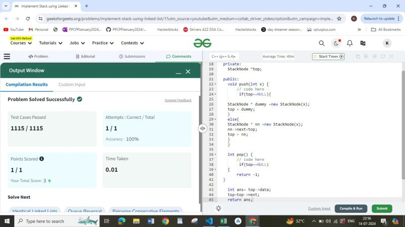 Kanishka Khanna on LinkedIn: #50daysofcode #dsa #coding #geeksforgeeks ... Kanishka Khanna on LinkedIn: #50daysofcode #dsa #coding #geeksforgeeks ...