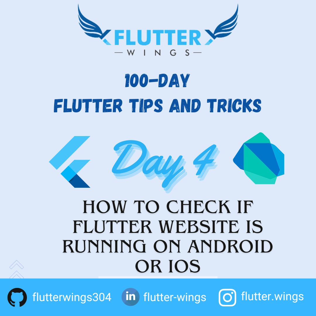 Flutter Wings on LinkedIn: #flutter #webdev #android #ios # ... Flutter Wings on LinkedIn: #flutter #webdev #android #ios # ...