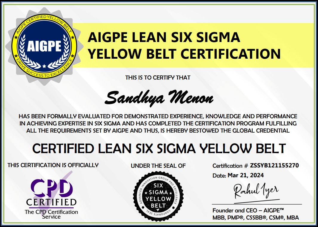 Sandhya Menon on LinkedIn: I’m happy to share that I’ve obtained a new ... Sandhya Menon on LinkedIn: I’m happy to share that I’ve obtained a new ...