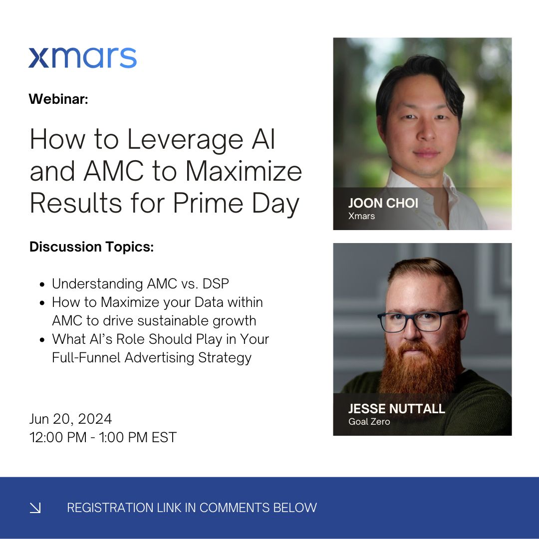 Joon Choi on LinkedIn: #xmars #amazon #ecommerce #amc #ai Joon Choi on LinkedIn: #xmars #amazon #ecommerce #amc #ai