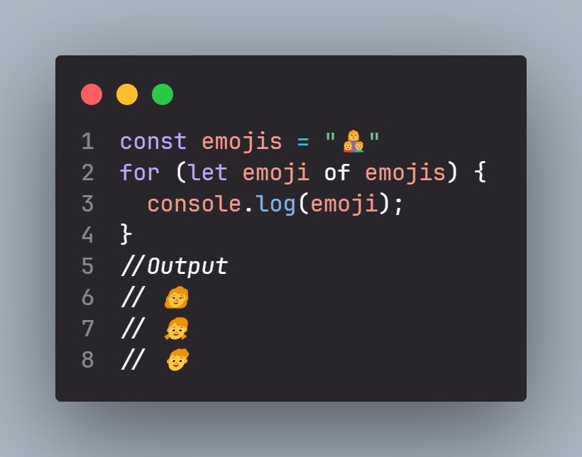 Sahil Khadka on LinkedIn: Did you know you can iterate through emojis ... Sahil Khadka on LinkedIn: Did you know you can iterate through emojis ...