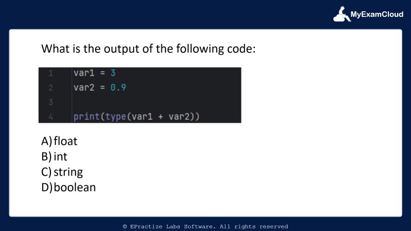 MyExamCloud on LinkedIn: #python #pcep #pythonprogramming #freshers # ... MyExamCloud on LinkedIn: #python #pcep #pythonprogramming #freshers # ...