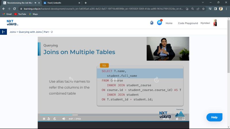 Hyndavi Narem on LinkedIn: #sql #day13 #30daysofcodechallenge #ccbp # ... Hyndavi Narem on LinkedIn: #sql #day13 #30daysofcodechallenge #ccbp # ...