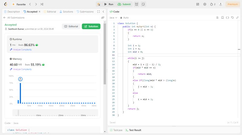 Santhosh Kumar S on LinkedIn: #java #leetcode #coding #problemsolving # ... Santhosh Kumar S on LinkedIn: #java #leetcode #coding #problemsolving # ...