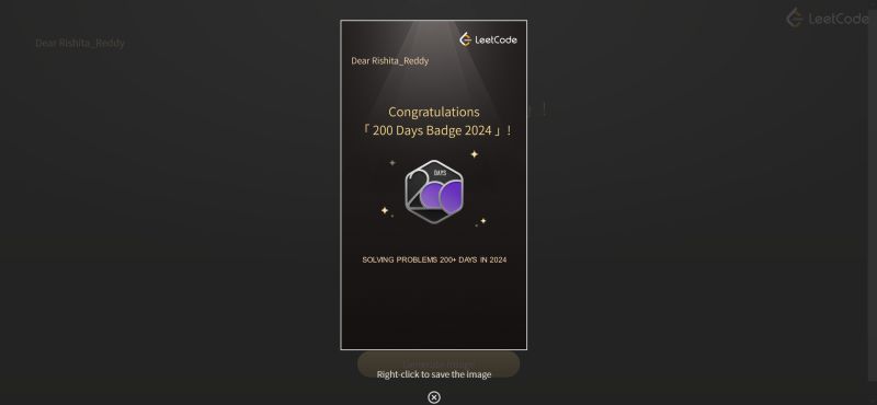 T Rishita Reddy on LinkedIn: #leetcode #codingjourney #consistency # ... T Rishita Reddy on LinkedIn: #leetcode #codingjourney #consistency # ...