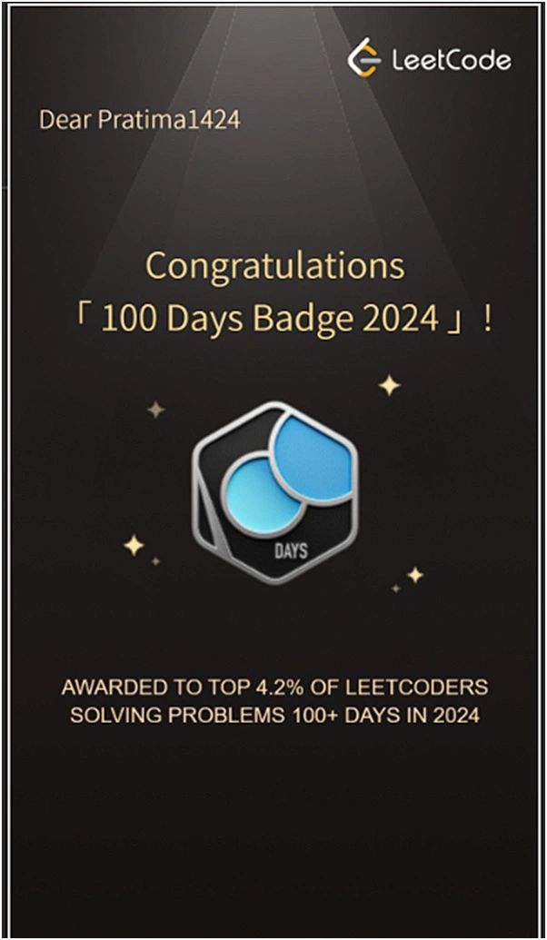 Pratima Rawat on LinkedIn: #leetcode #100daysofcode #codingchallenge # ... Pratima Rawat on LinkedIn: #leetcode #100daysofcode #codingchallenge # ...