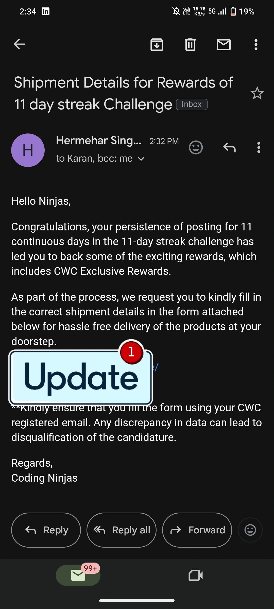 Snehadip Ghoshal on LinkedIn: FOR 11 DAY CODING STREAK 🥳 THANK Coding ... Snehadip Ghoshal on LinkedIn: FOR 11 DAY CODING STREAK 🥳 THANK Coding ...