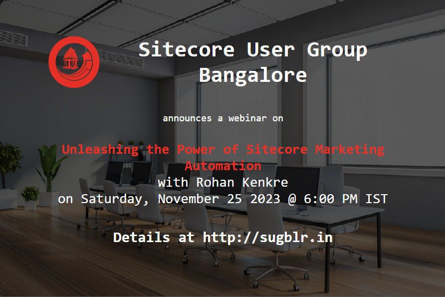 Anindita Bhattacharya on LinkedIn: #sitecore #sitecoreug #sugblr # ... Anindita Bhattacharya on LinkedIn: #sitecore #sitecoreug #sugblr # ...