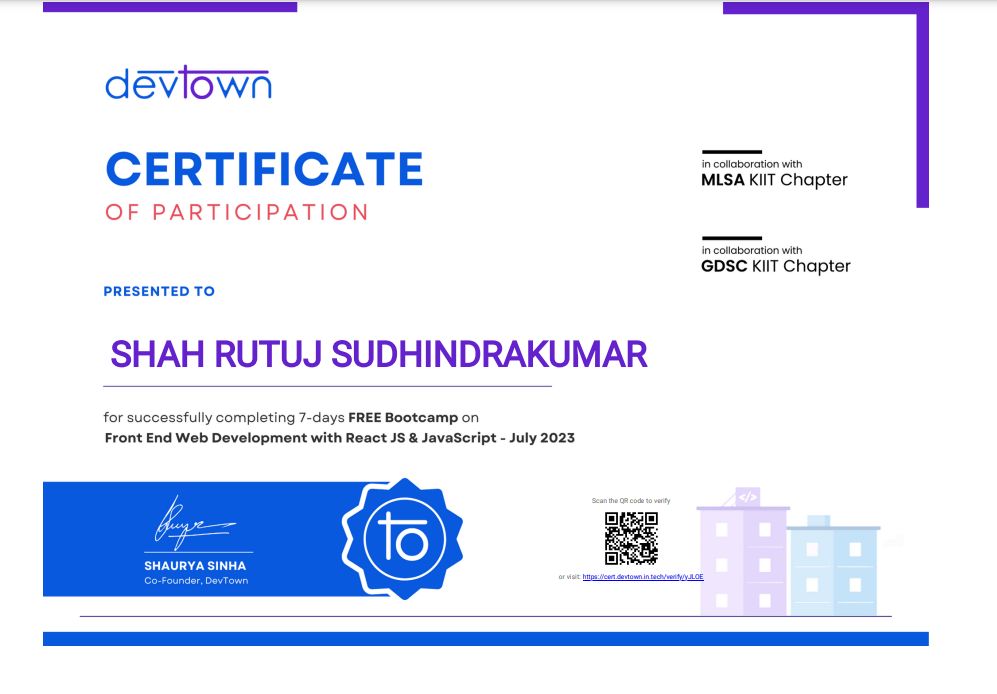 Rutuj Shah on LinkedIn: #devtown #mlsa #gdsc #javascript #reactjs # ... Rutuj Shah on LinkedIn: #devtown #mlsa #gdsc #javascript #reactjs # ...