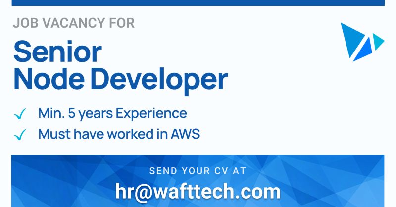 Rajan Jaiswal on LinkedIn: We are Looking for Senior NodeJS Developer. Rajan Jaiswal on LinkedIn: We are Looking for Senior NodeJS Developer.
