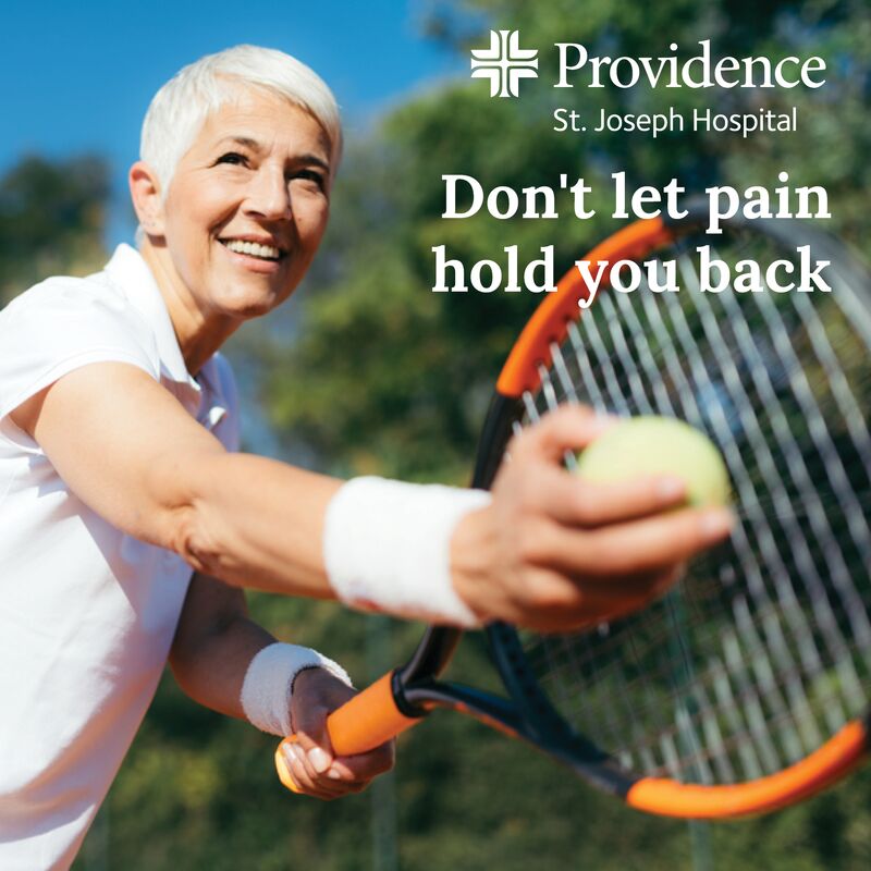 Providence St. Joseph Hospital on LinkedIn: Don’t let pain hold you ... Providence St. Joseph Hospital on LinkedIn: Don’t let pain hold you ...