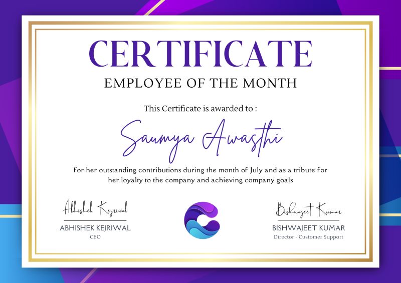 Saumya Awasthi on LinkedIn: I am really happy to be titled as Employee ... Saumya Awasthi on LinkedIn: I am really happy to be titled as Employee ...