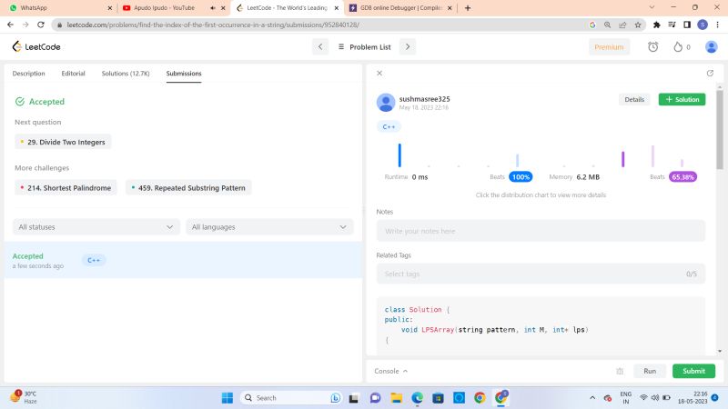 SUSHMA K on LinkedIn: #day23 #100daysofcodechallenge #leetcode #india # ... SUSHMA K on LinkedIn: #day23 #100daysofcodechallenge #leetcode #india # ...