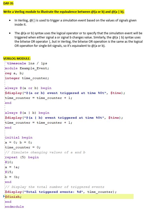 Mithun Chakravarthi Bungatavala on LinkedIn: #50daysofrtl #verilog # ... Mithun Chakravarthi Bungatavala on LinkedIn: #50daysofrtl #verilog # ...