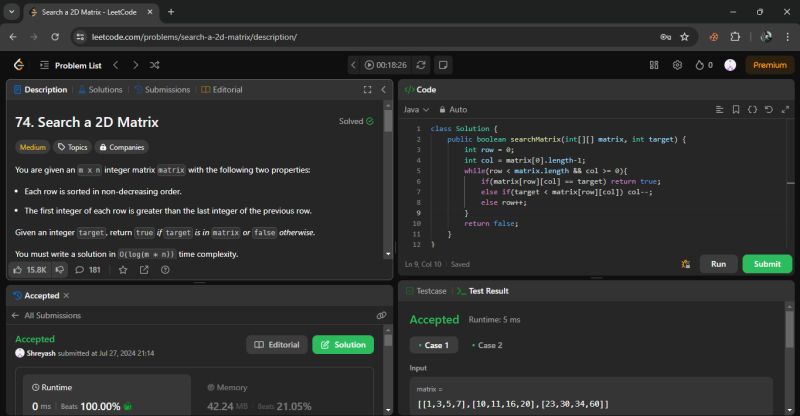 Shreyash Mulate on LinkedIn: #100daysofcode #leetcode #100daysofcode ... Shreyash Mulate on LinkedIn: #100daysofcode #leetcode #100daysofcode ...