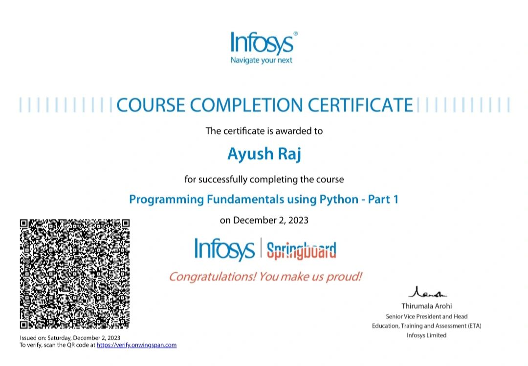 Ayush Raj on LinkedIn: #programmingfundamentals #python #techskills # ... Ayush Raj on LinkedIn: #programmingfundamentals #python #techskills # ...