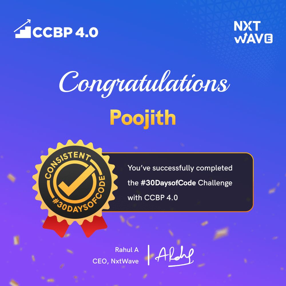 poojith kilari on LinkedIn: #30daysofcodechallenge #python # ... poojith kilari on LinkedIn: #30daysofcodechallenge #python # ...